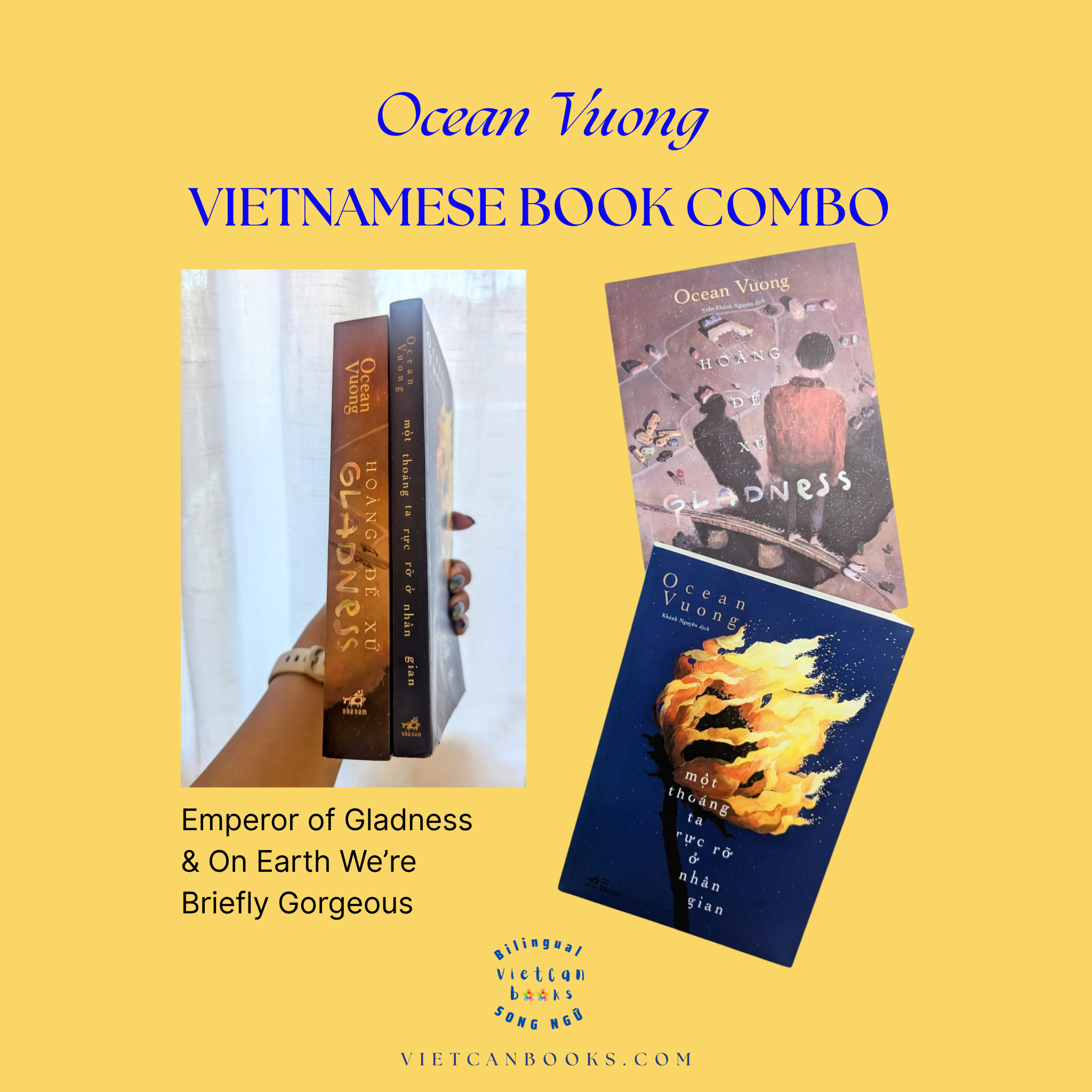 Ocean Vuong's Vietnamese Book Combo – VietCan Books