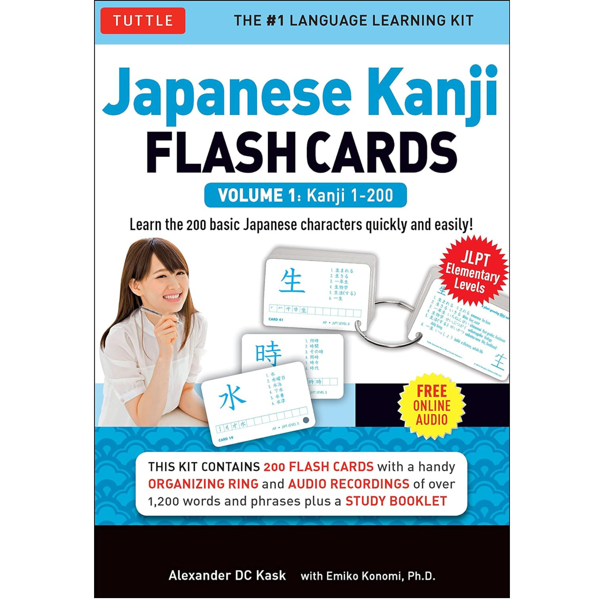 Japanese Kanji Flash Cards Kit Volume 1: Kanji 1-200: JLPT Beginning L ...