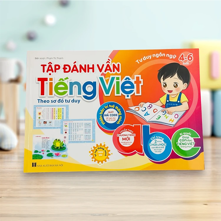 Tập Đánh Vần Tiếng Việt 4-6 tuổi Theo Sơ Đồ Tư Duy – VietCan Books