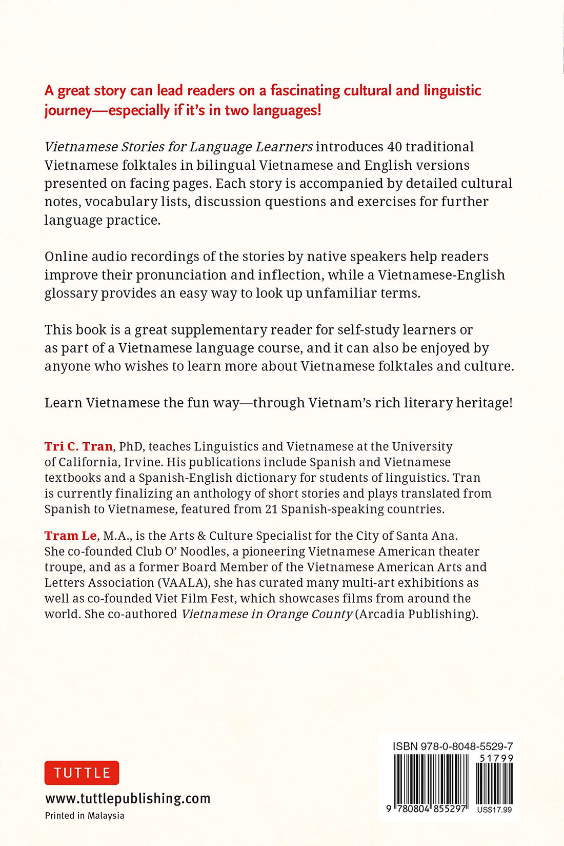 Vietnamese Stories for Language Learners: Traditional Folktales in Vie ...